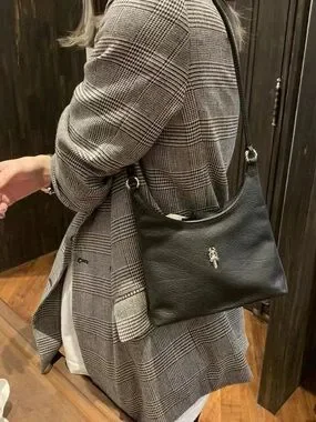 Chrome Hearts | Bags | Chrome Hearts Viv Shoulder Bag Black Color ...